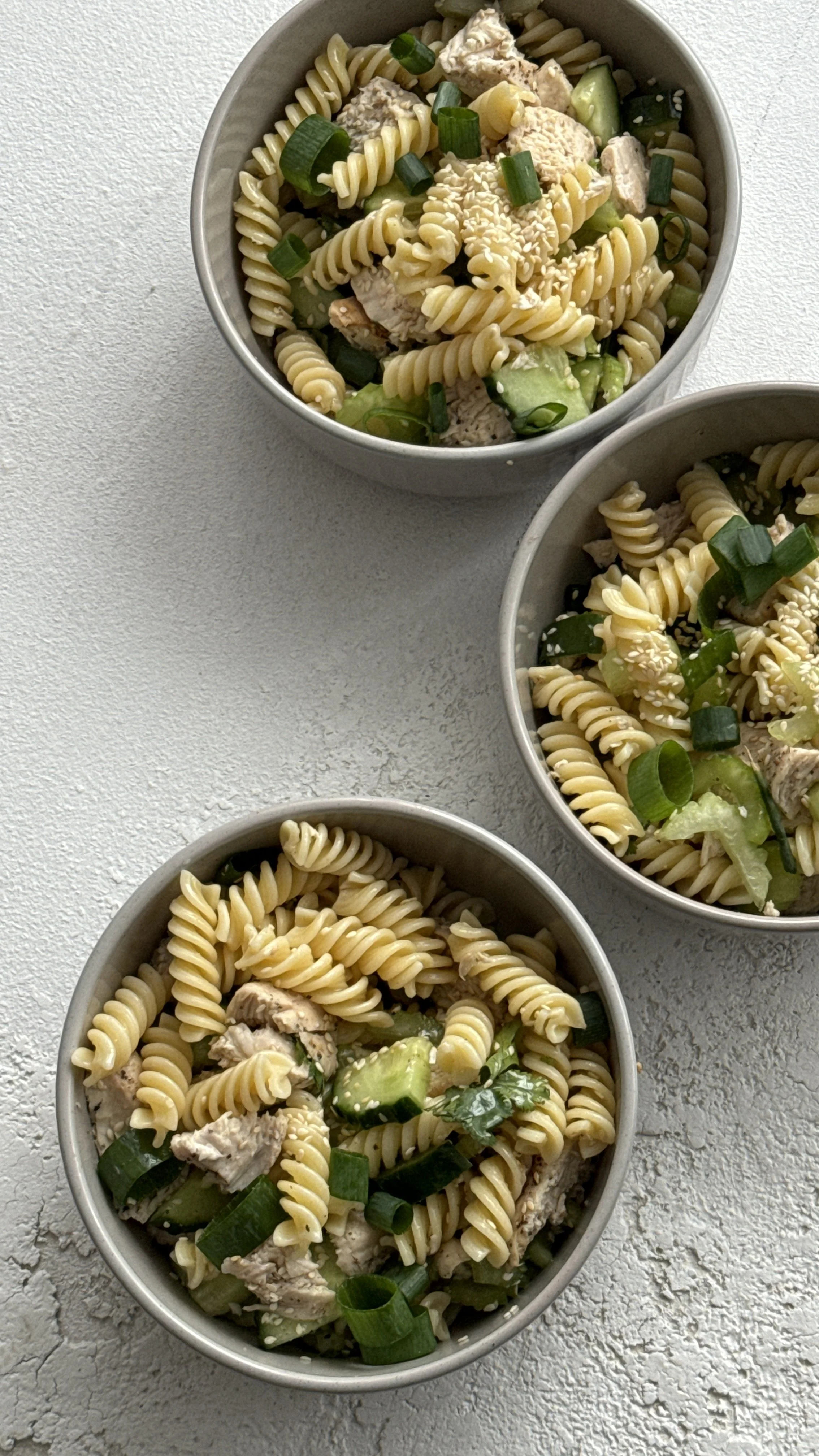 Sesame Chicken Pasta Salad — EAT RUN LIFT
