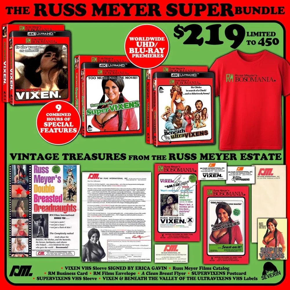 Russ Meyer’s Vixen Trilogy: Vixen, Supervixens, and Beneath the Valley ...