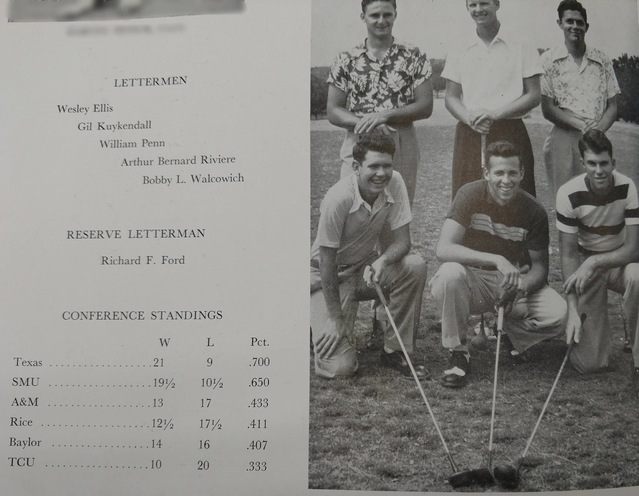 1900's thru 1963 "Tom and Harvey Penick Era for golf - Texas Legacy ...