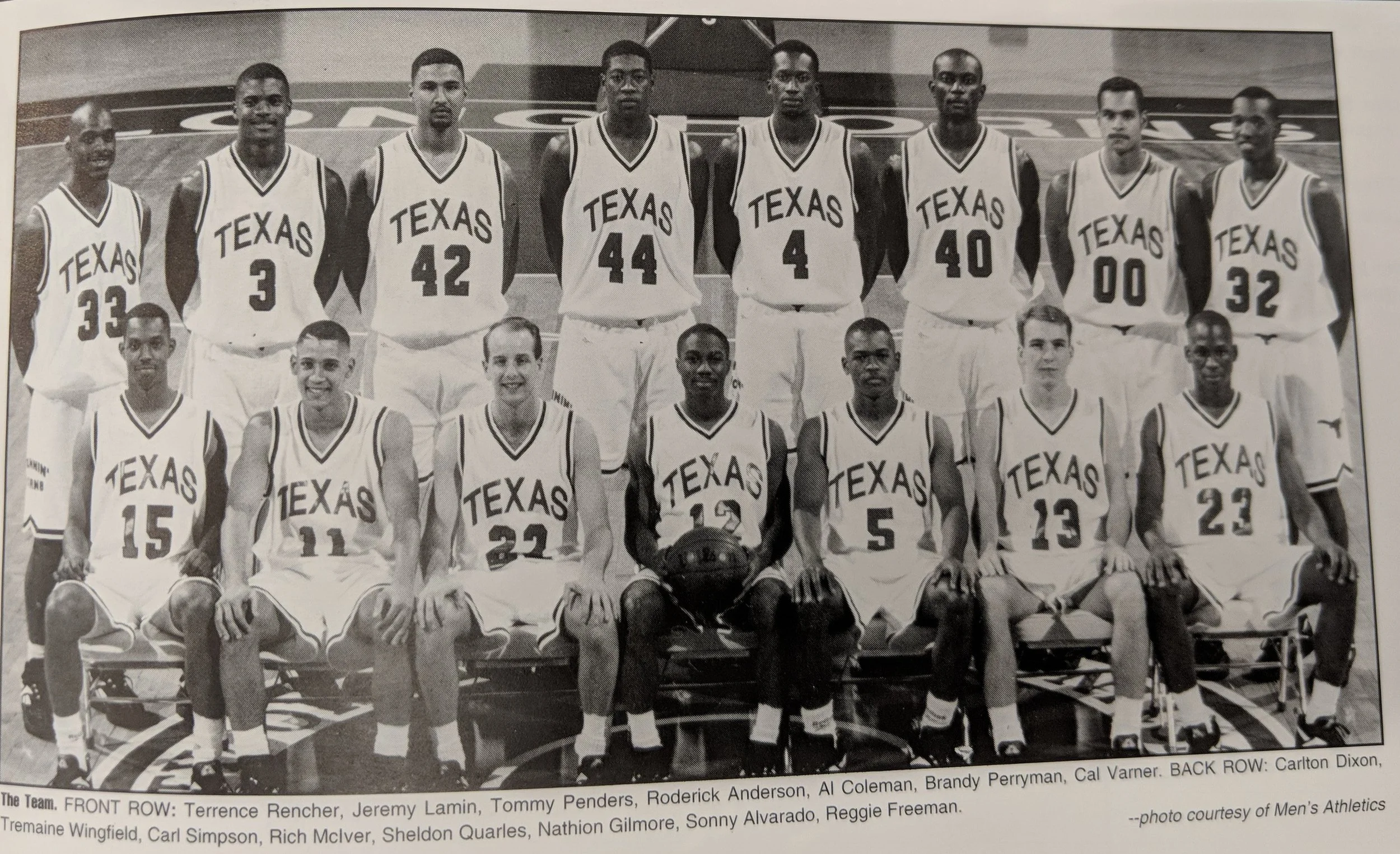 Men's -Tom Penders 1988-1998 - Texas Legacy Support Network