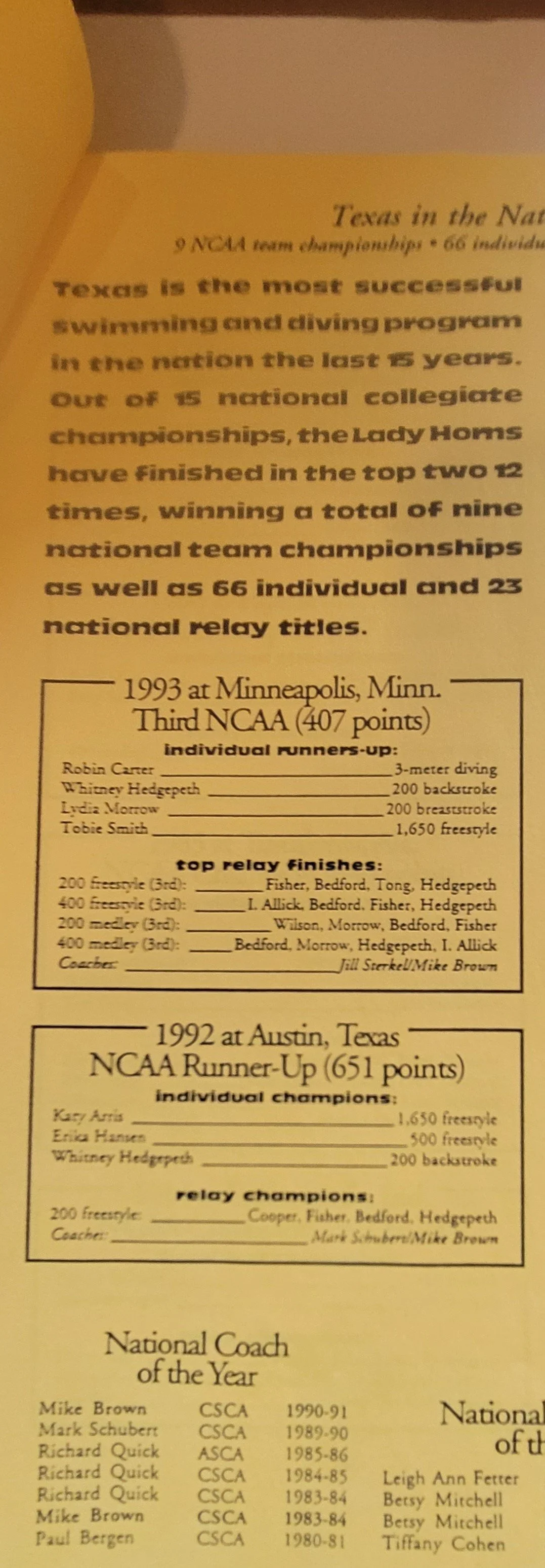 The History of Longhorn Sports