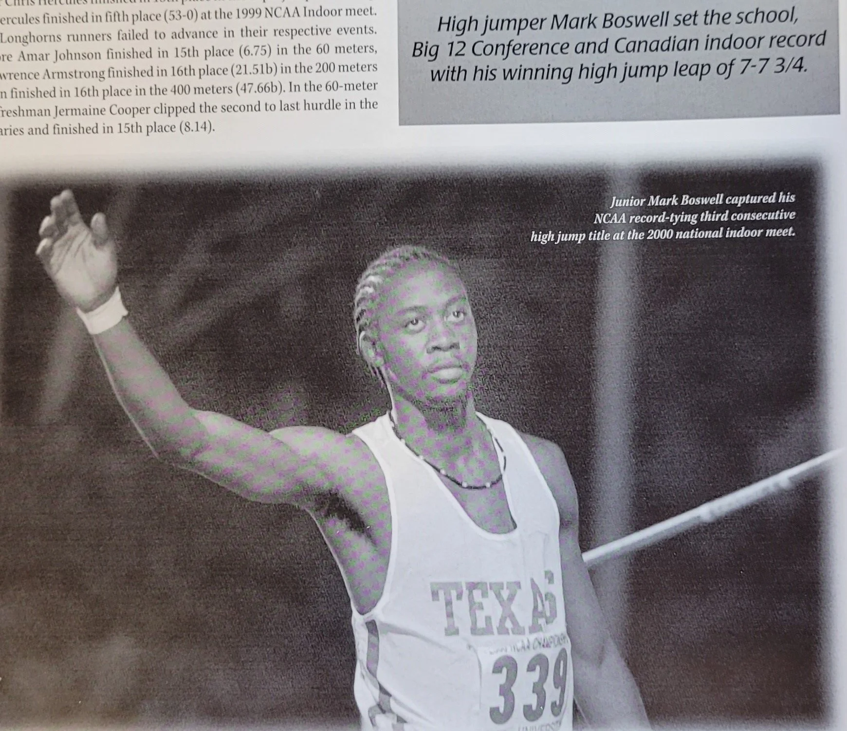 1996-2012 Coach Bubba Thornton- track - Texas Legacy Support Network