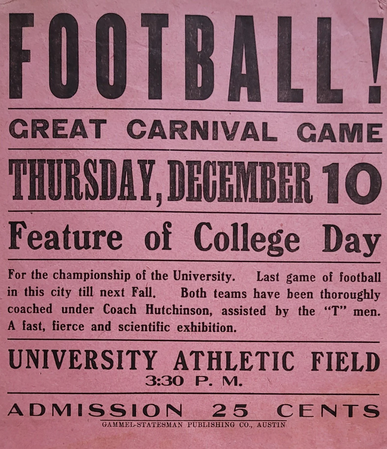 The History of Longhorn Sports