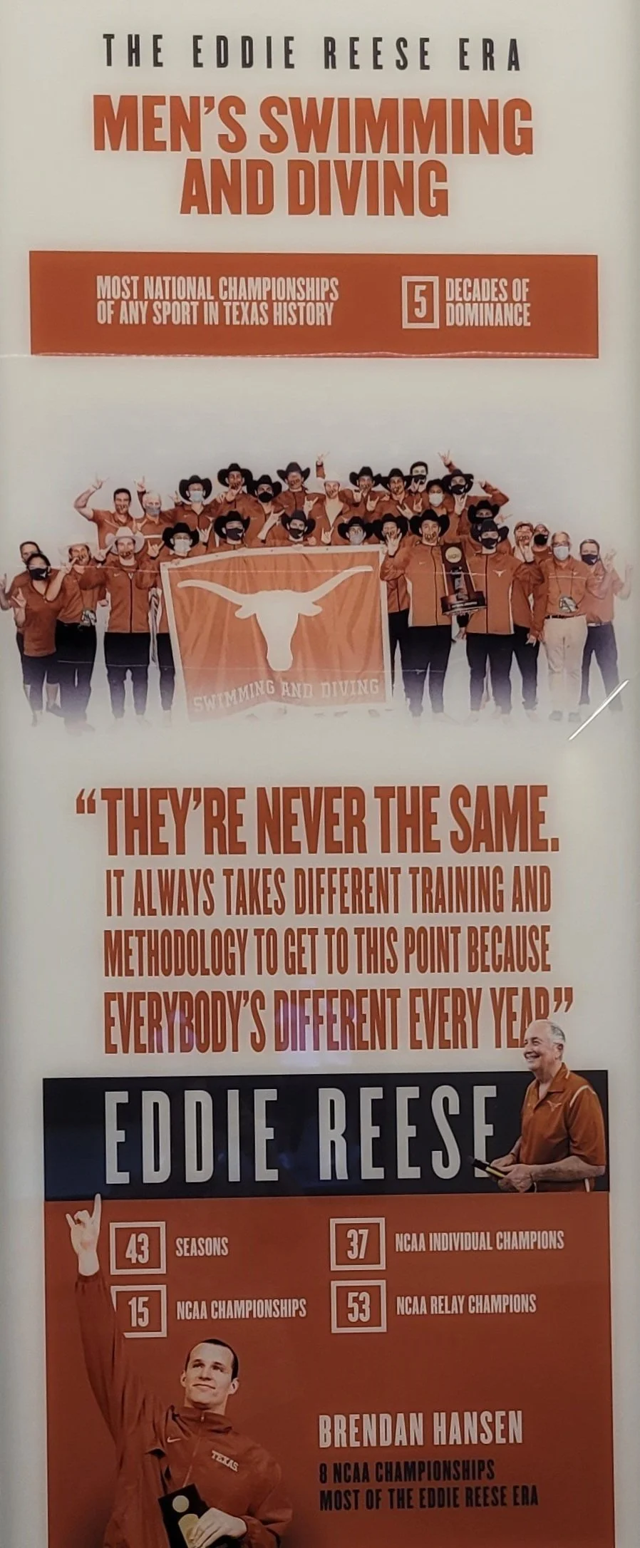 1979-2000 Coach Reese swimming - Texas Legacy Support Network