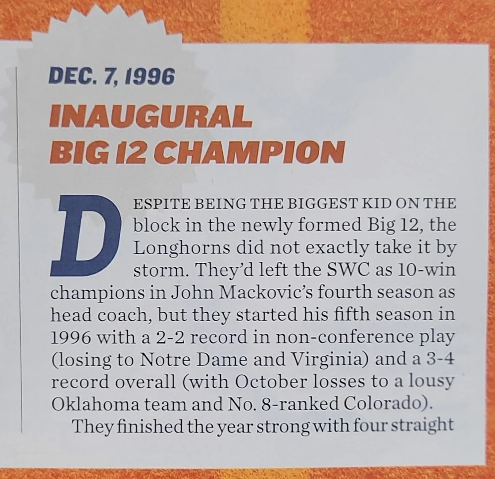 The History of Longhorn Sports