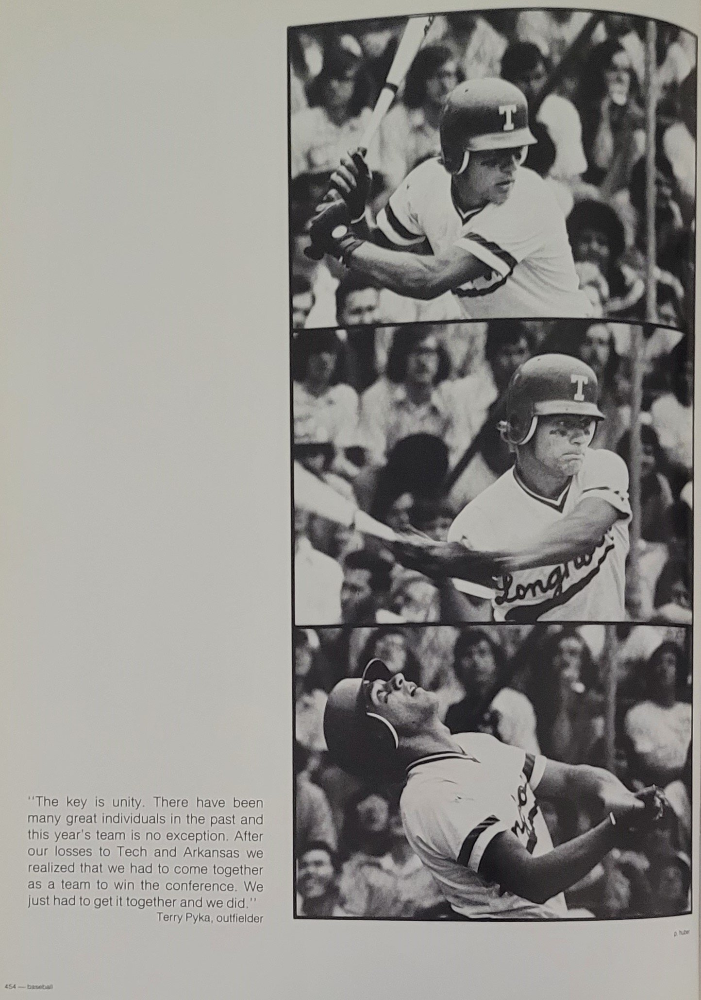 Baseball 1968-1982 Cliff Gustafson - Texas Legacy Support Network