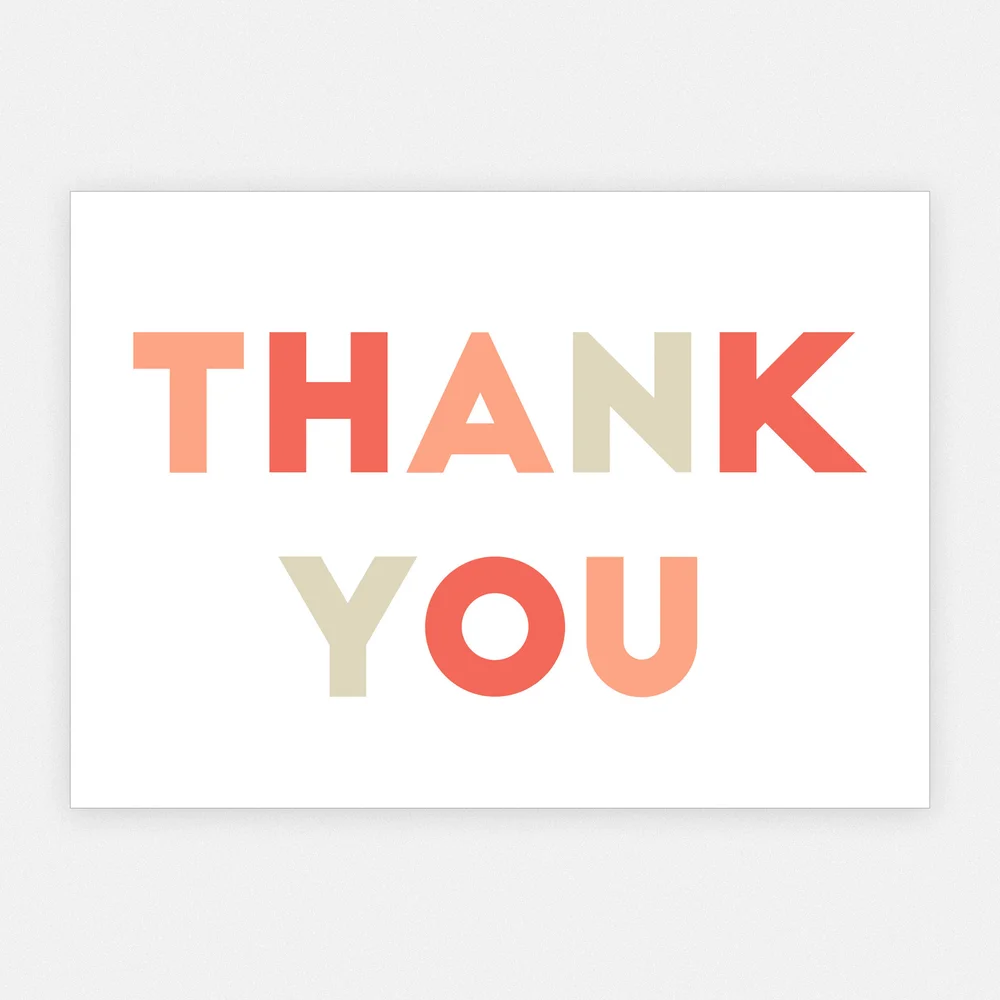Modern Thank You Graphic