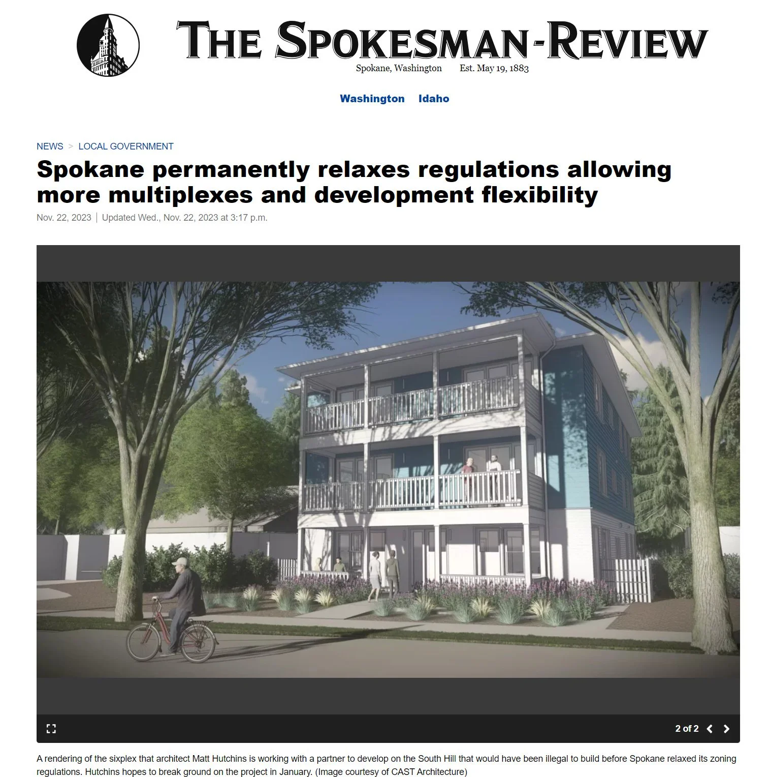 Press and Award-Winning Architecture — CAST architecture - Seattle ...