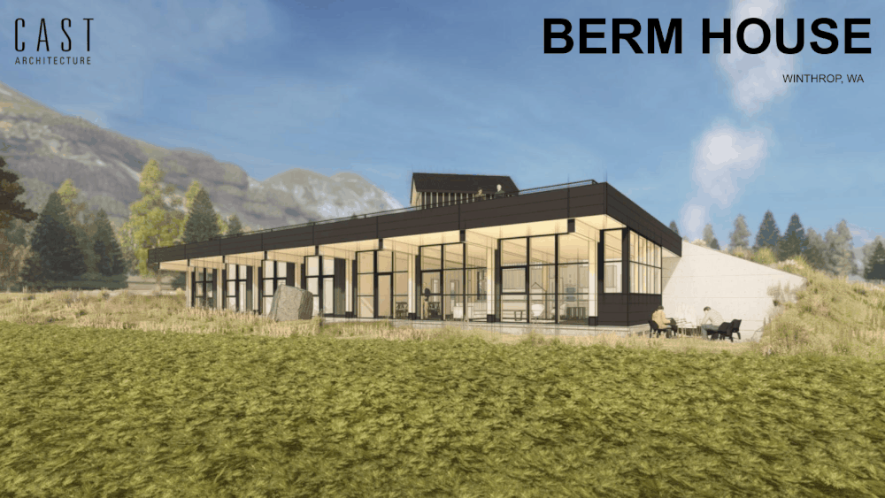 Siting the Berm house - Methow Valley, Washington — CAST architecture ...