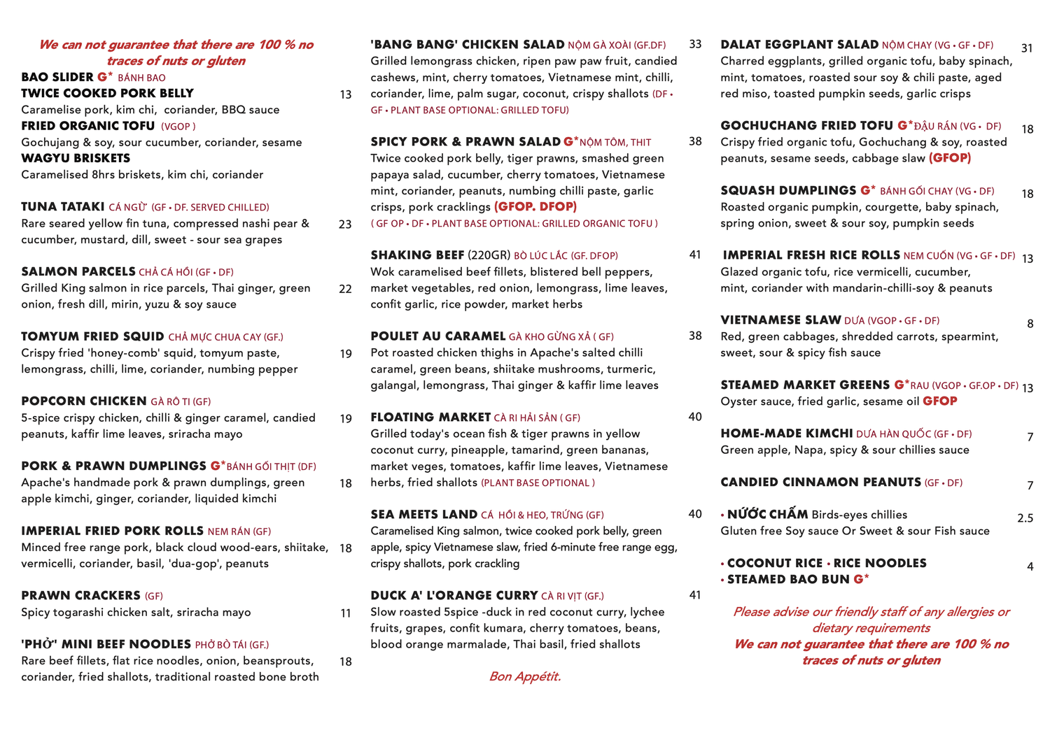 Menu Apache — Apache