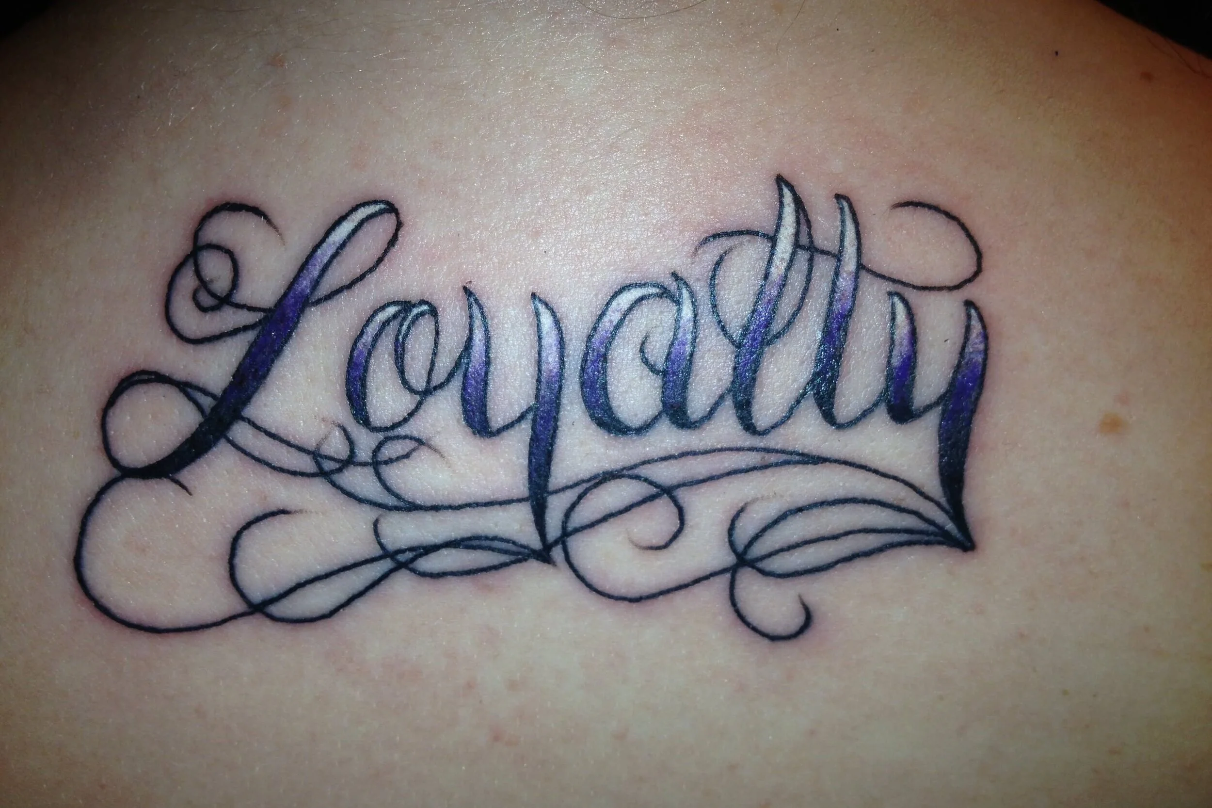 Loyalty Chest Tattoos For Women