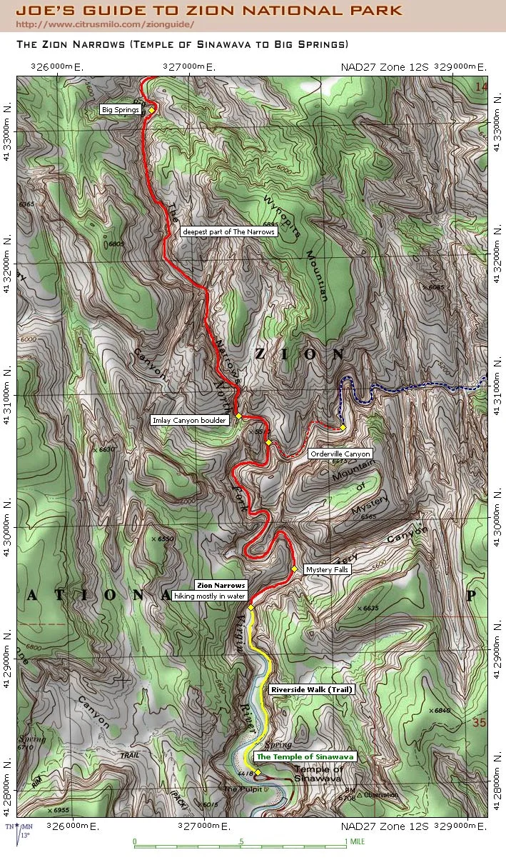 Hiking the Narrows - Zion National Park, UT — Backcountrycow ...