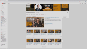 Proud Business Productions - How To Customise Your YouTube Channel Layout
