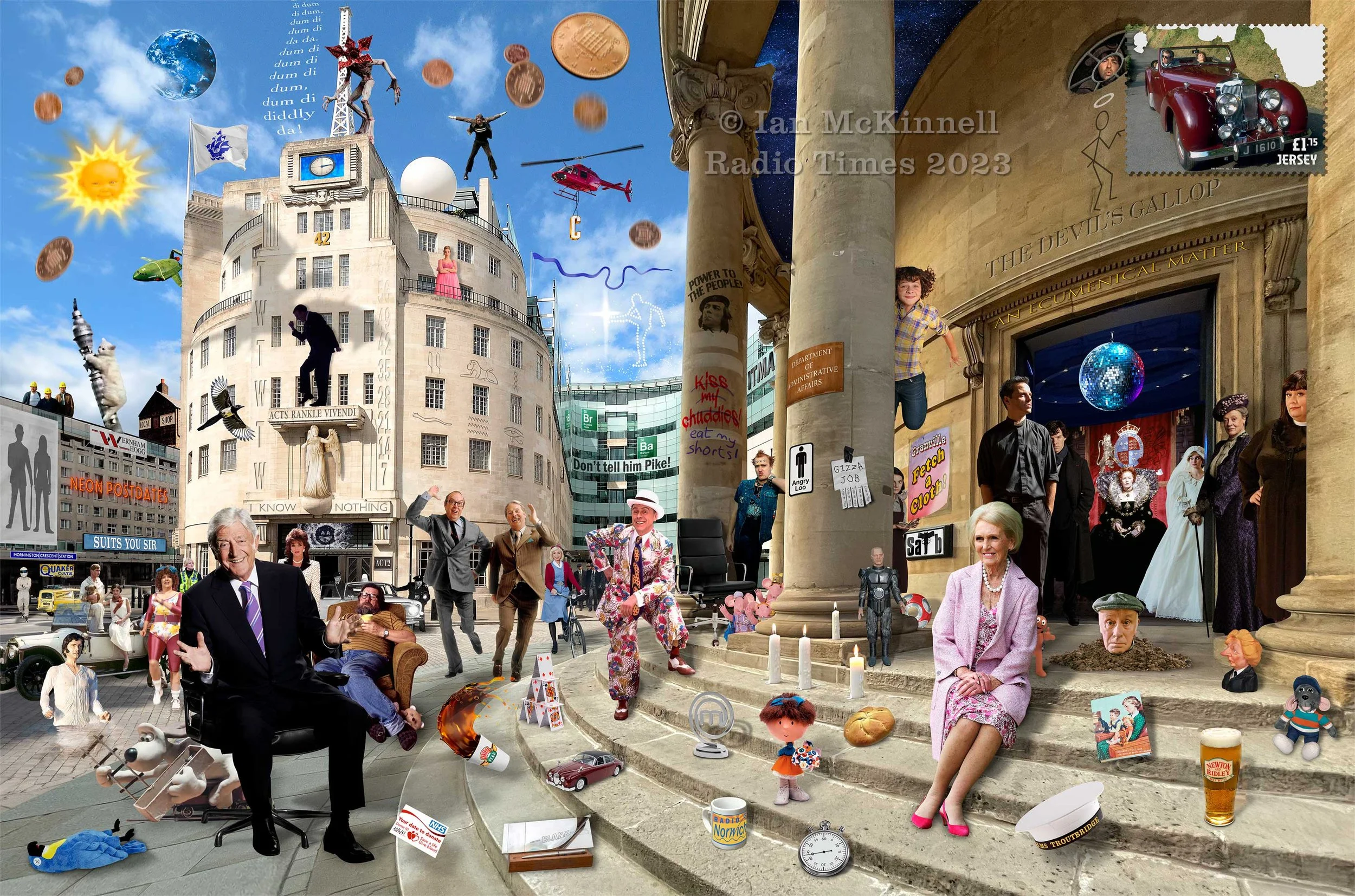 Ian McKinnell The Radio Times 100th Birthday Picture Quiz Creative