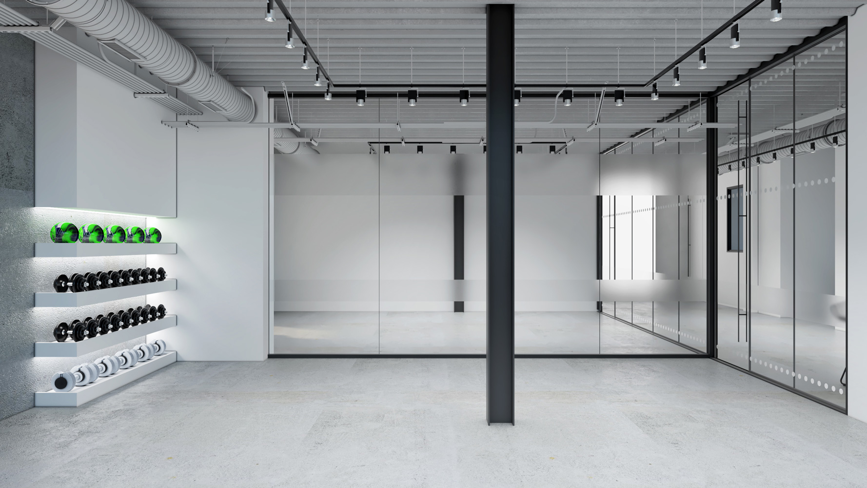 Gym design in Kolonaki — DS - Architects
