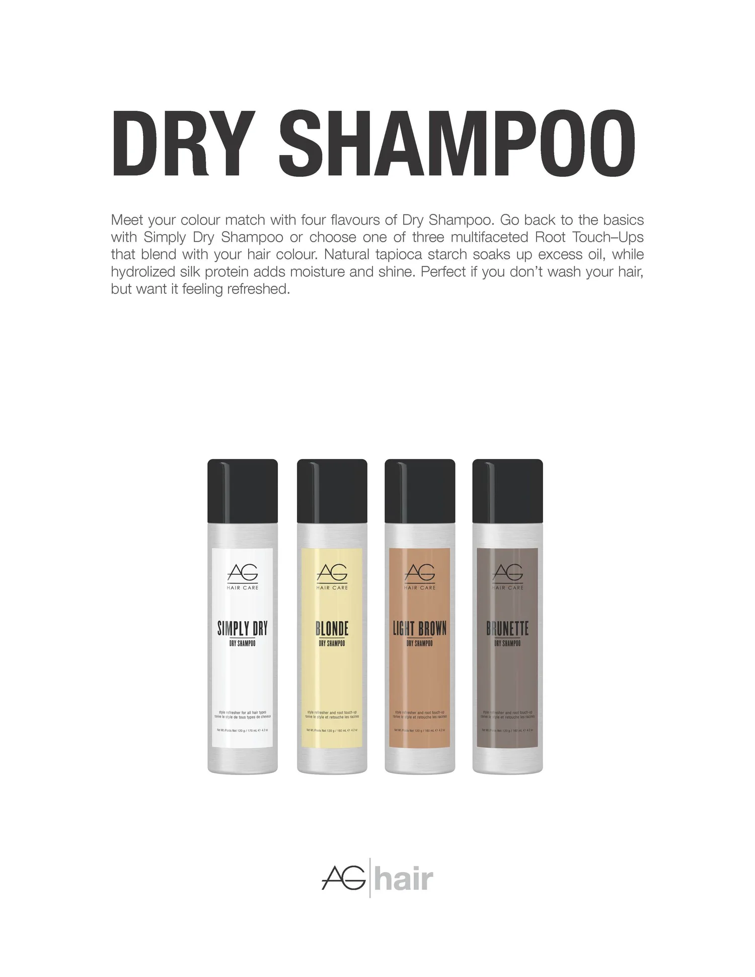 AG Dry Shampoo's Are Now Available — Armstrong McCall North Austin