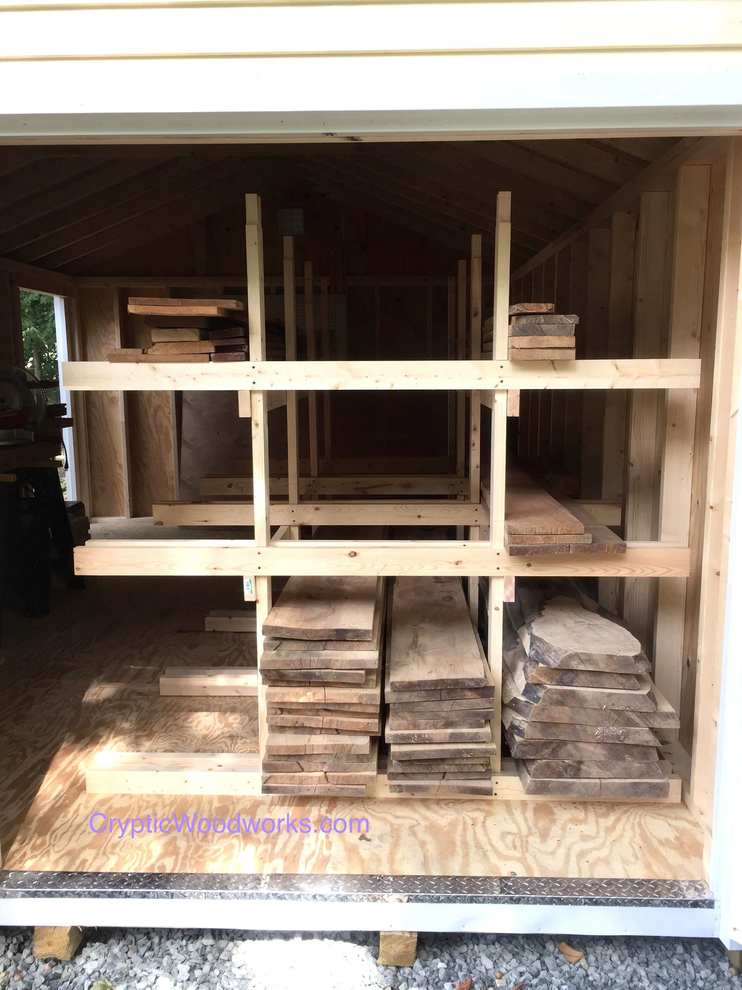 Upgrading my Lumber Storage — Cryptic Woodworks