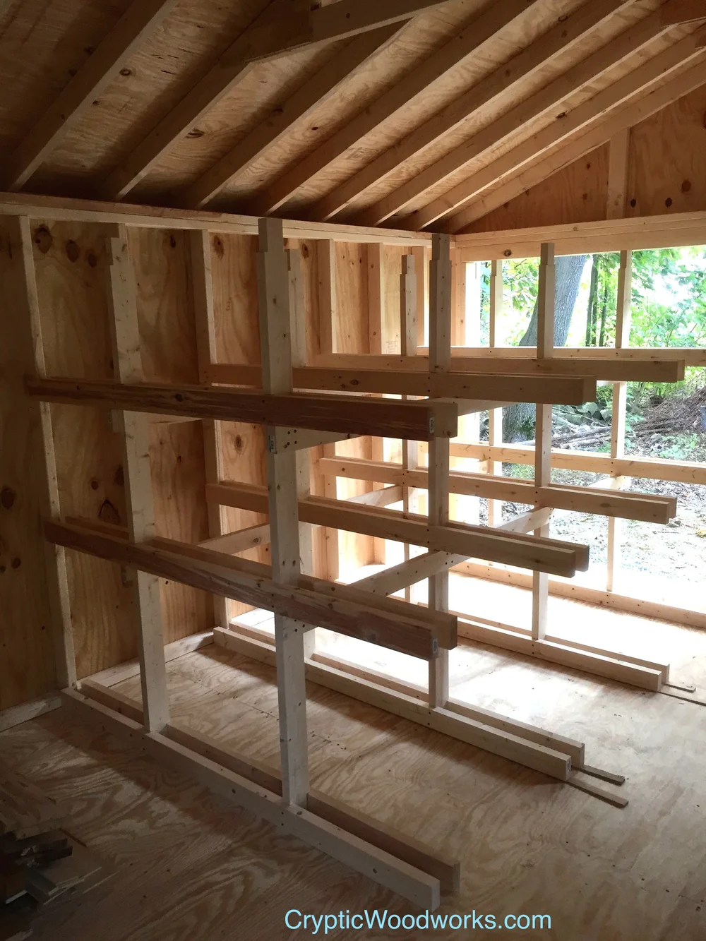Upgrading my Lumber Storage — Cryptic Woodworks