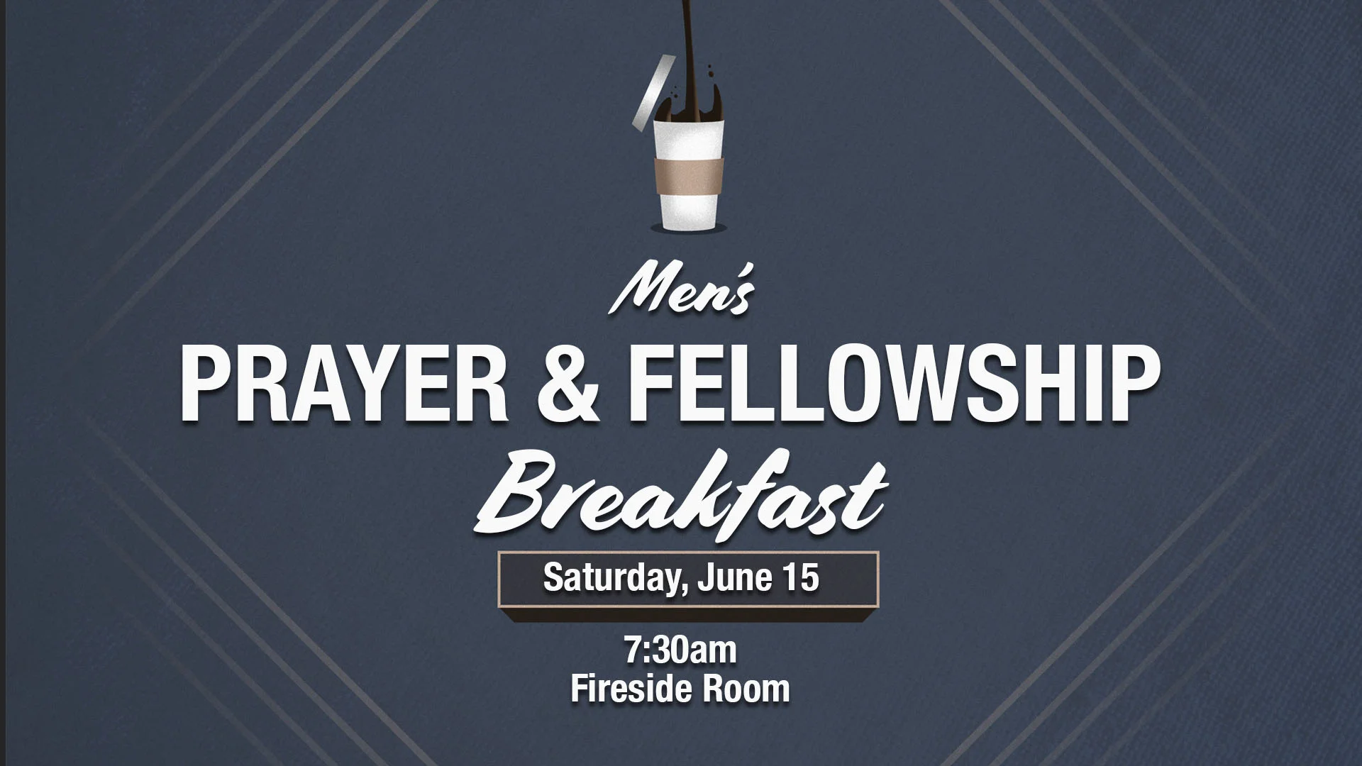 Men's Prayer & Fellowship Breakfast — Grace Community Church