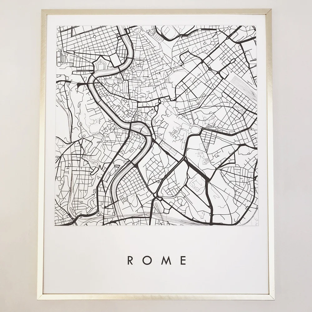 Rome City Map Printable