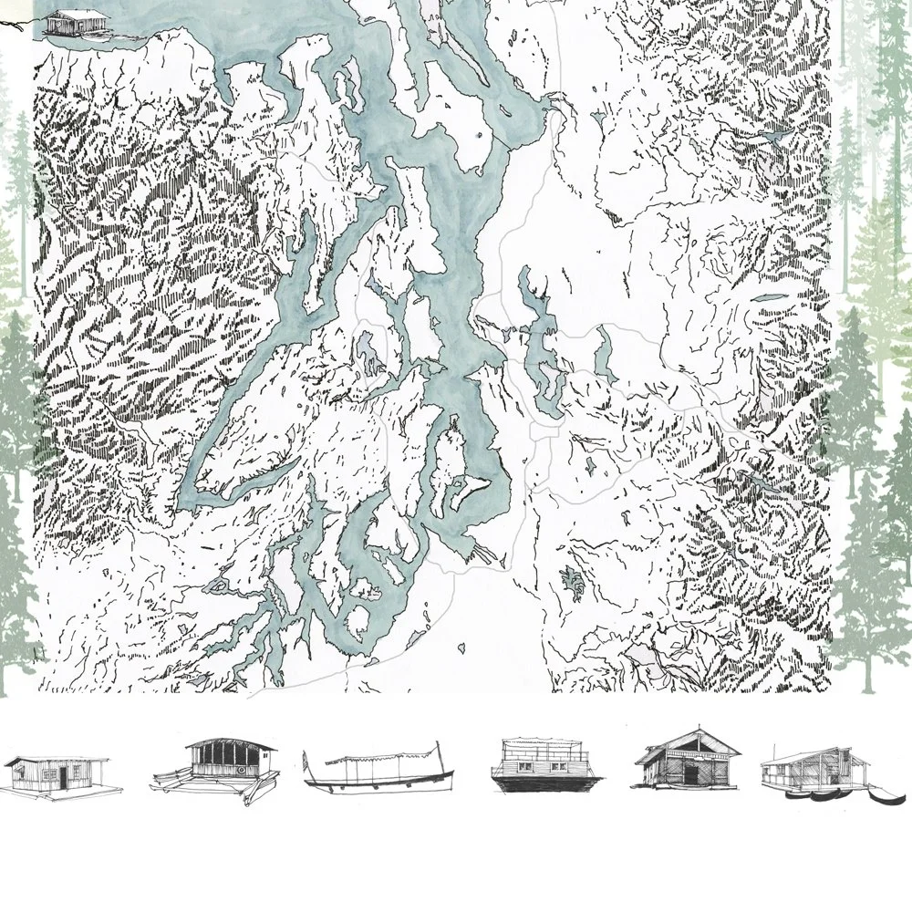 PUGET SOUND Life Map: PRINT — Turn-of-the-Centuries