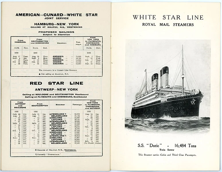 Passenger Ships — Sharing The Past