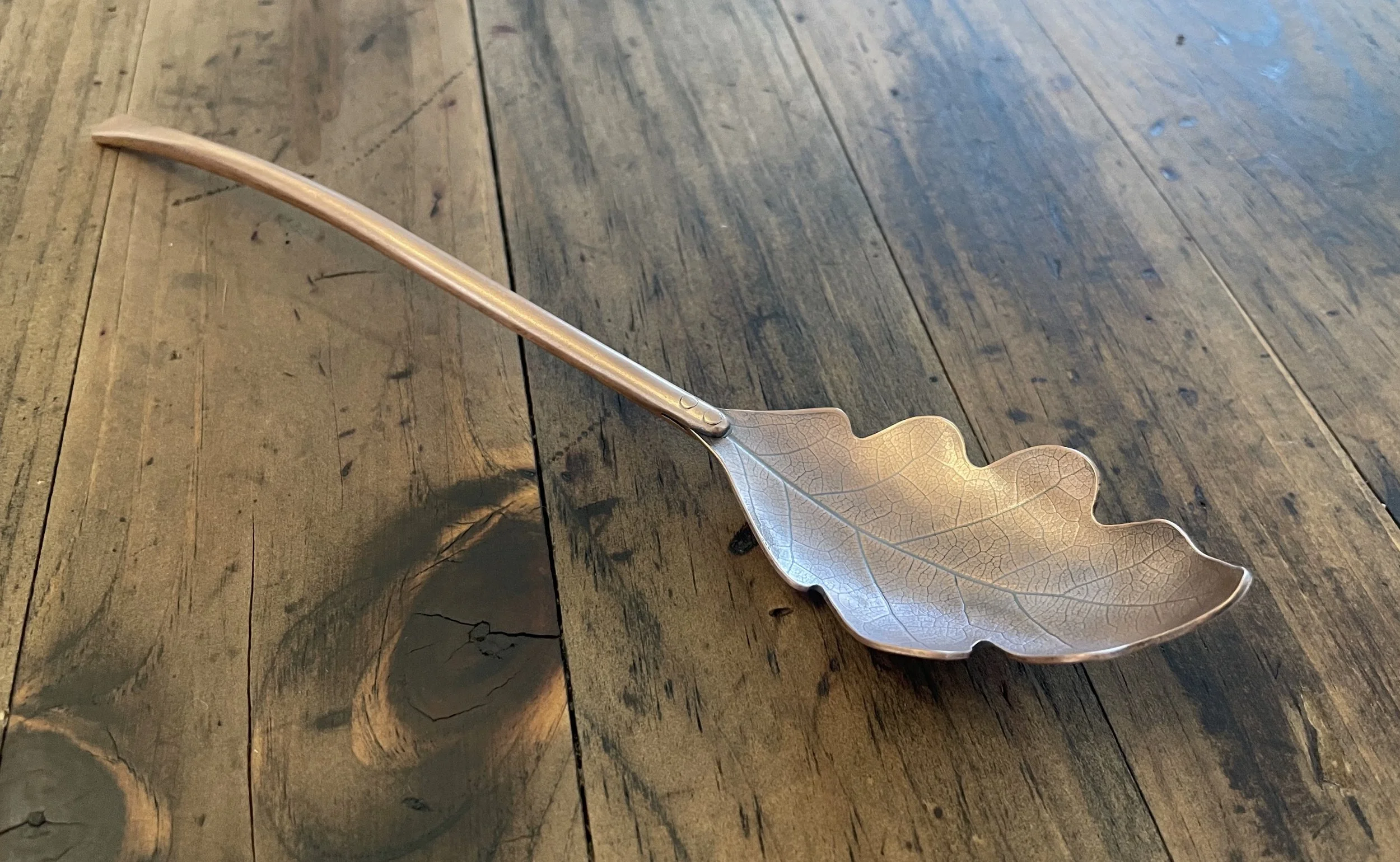 Oak Leaf Serving Spoon — Lithic Design