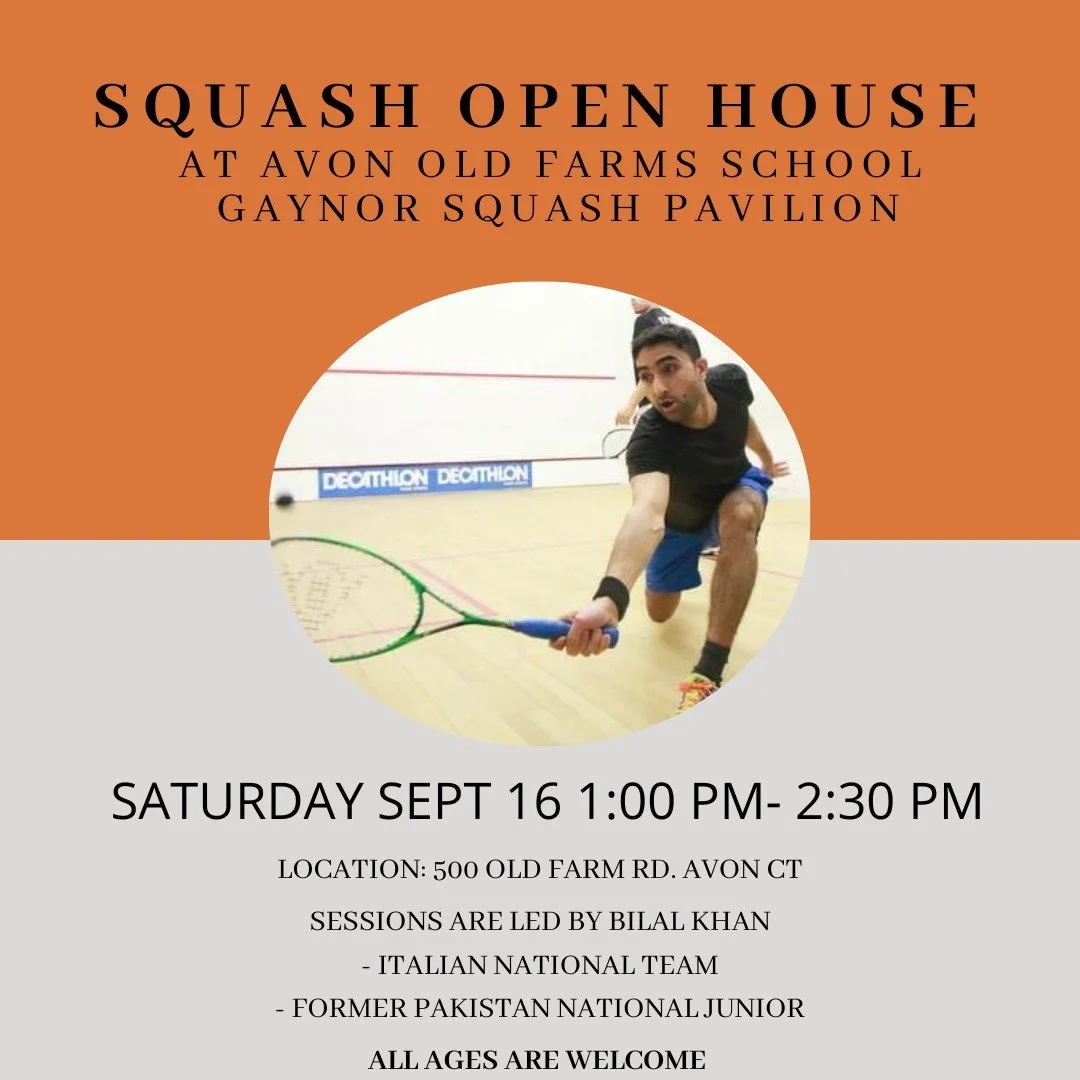 Upcoming Events — AOF Squash Club