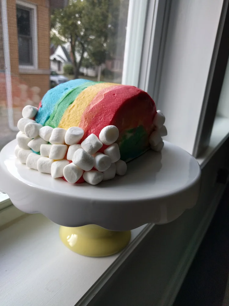 The Irish Boutique-Kitchen Fail! Rainbow Cake