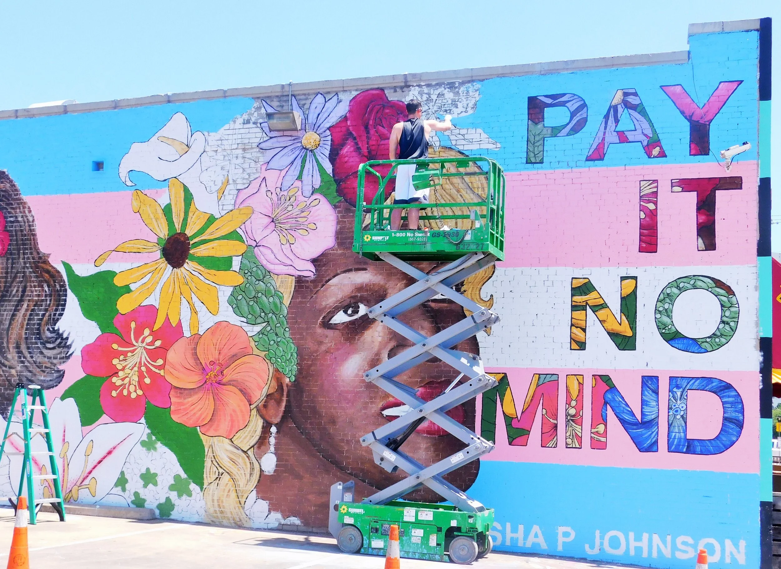 Pay It No Mind A Transgender Mural Honoring Marsha P Johnson And