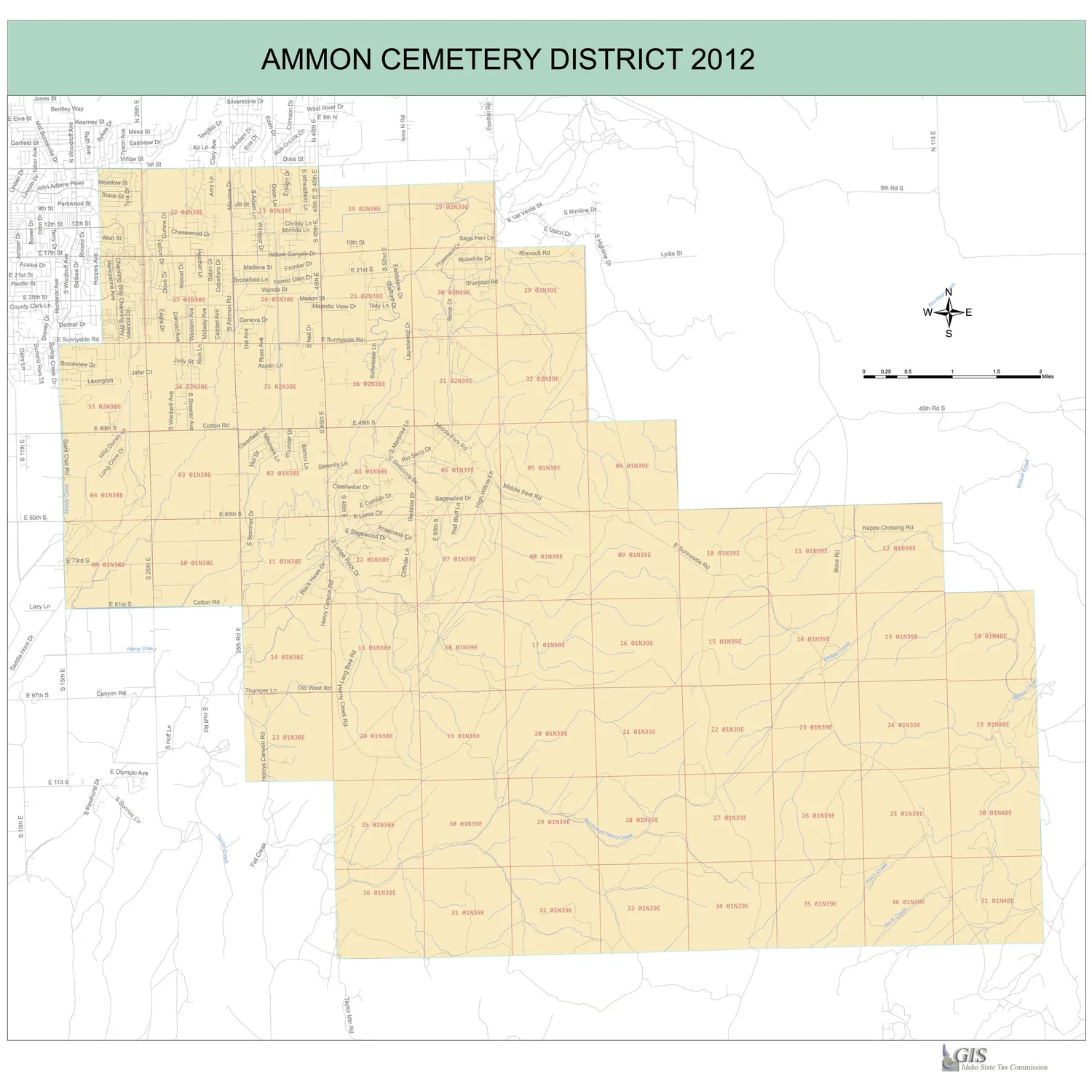 Cemetery Maps(printable) — Ammon Cemetery