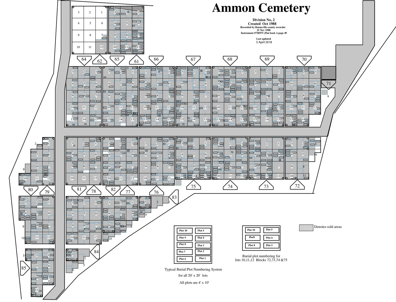 Cemetery Maps(printable) — Ammon Cemetery