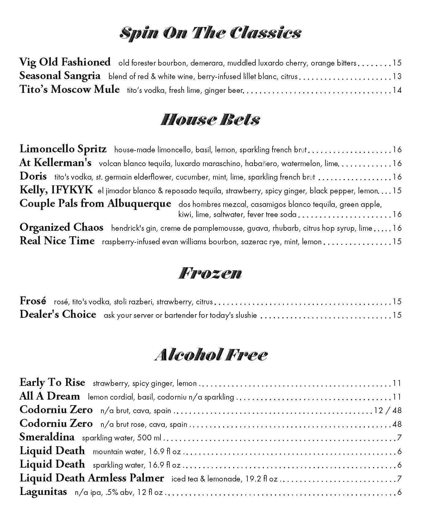 Eat - The VIG Chicago - Old Town