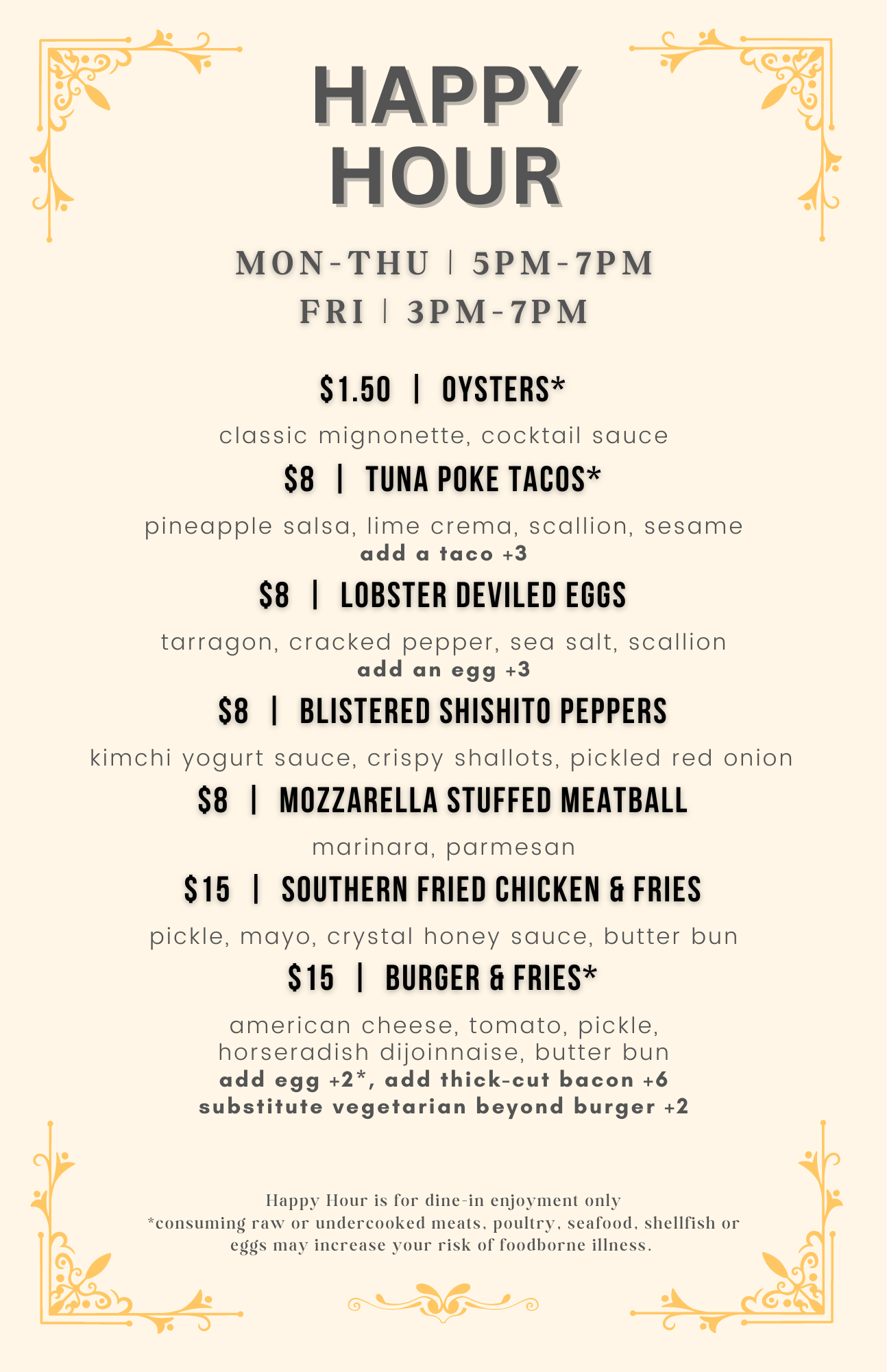 Happy Hour - The VIG Chicago - Old Town