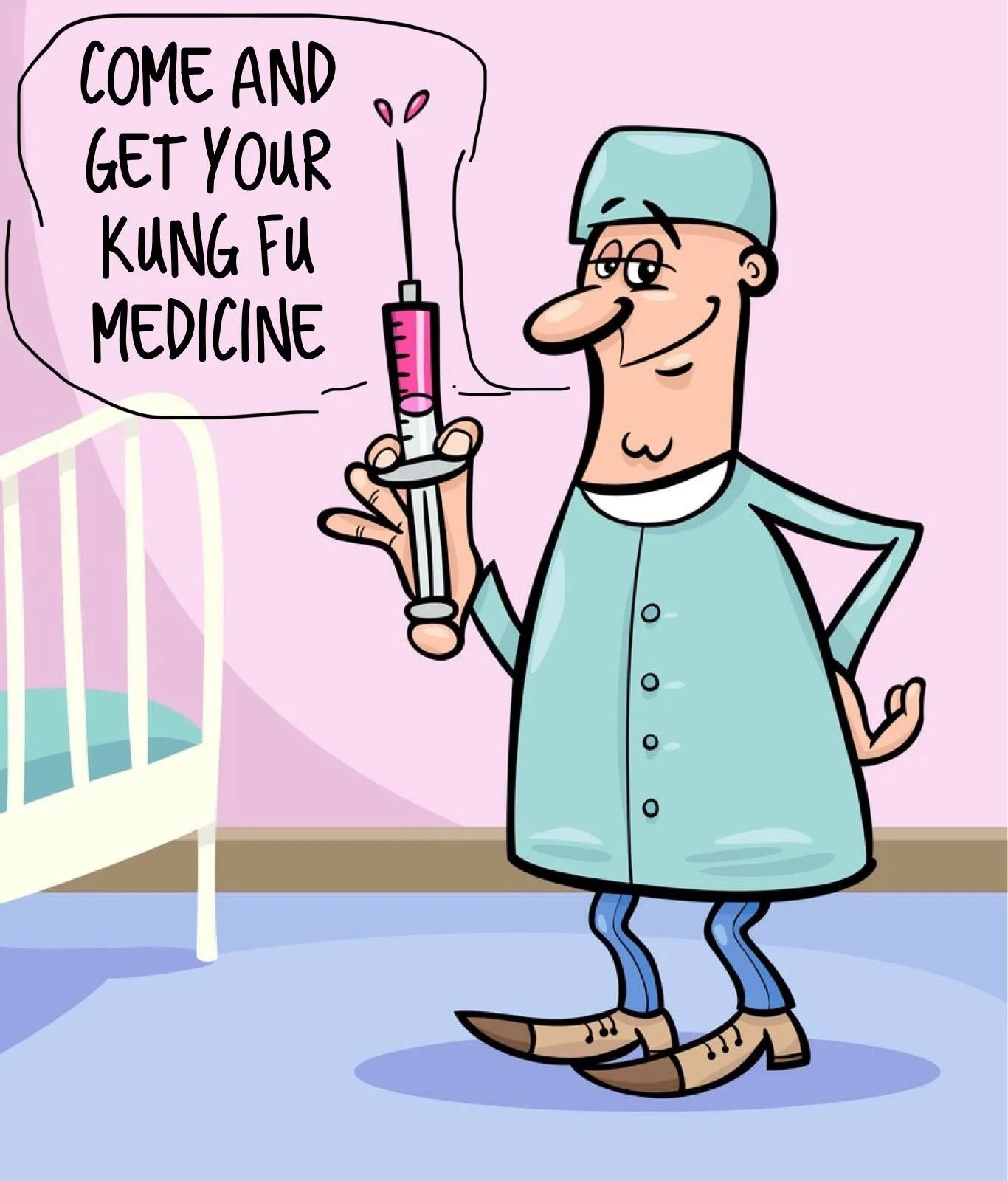 Take Your Medicine Cartoon
