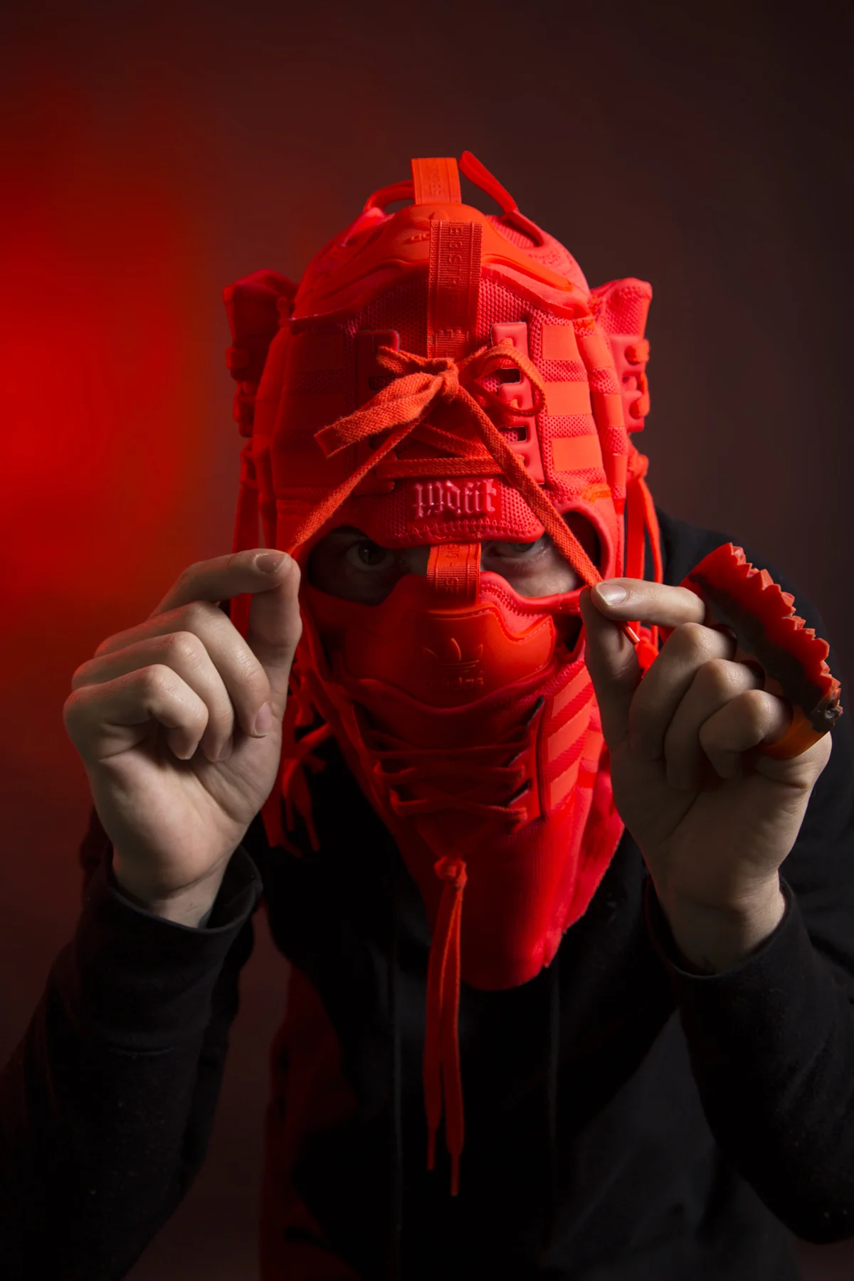 No.134 : Solar Red NMD Mask — FREEHAND PROFIT