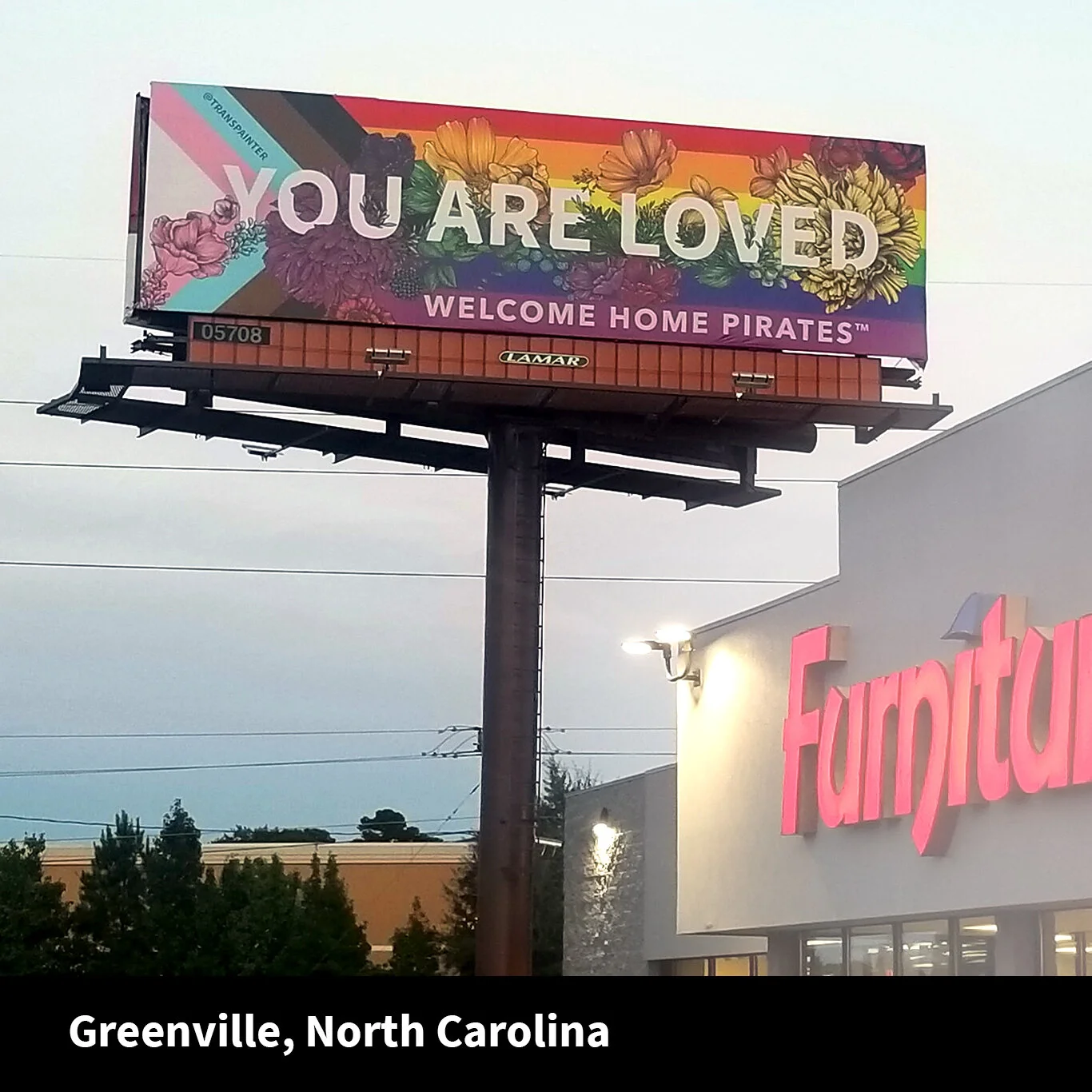 Progress Flag Pride Billboard — Transpainter