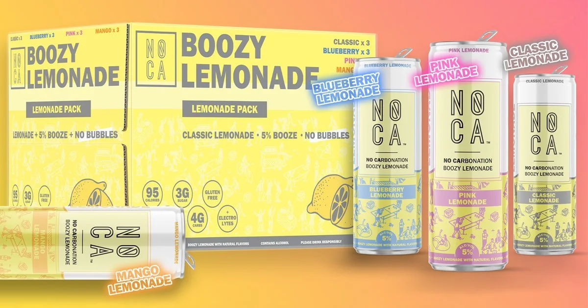 NOCA Hard Lemonade/Tea/Water — Sacramento Local Craft Beer & Beverage