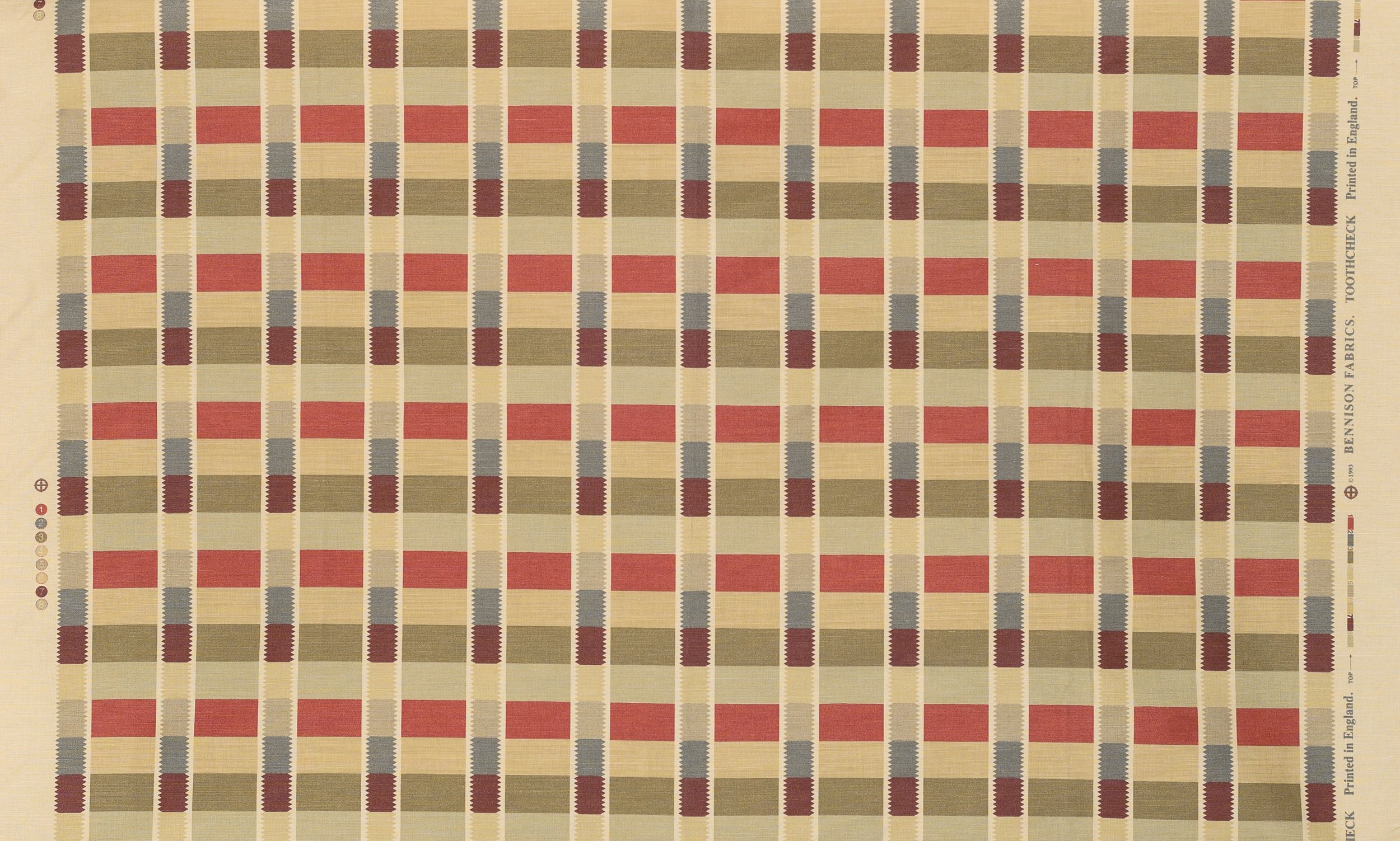 Tooth Check — Bennison Fabrics