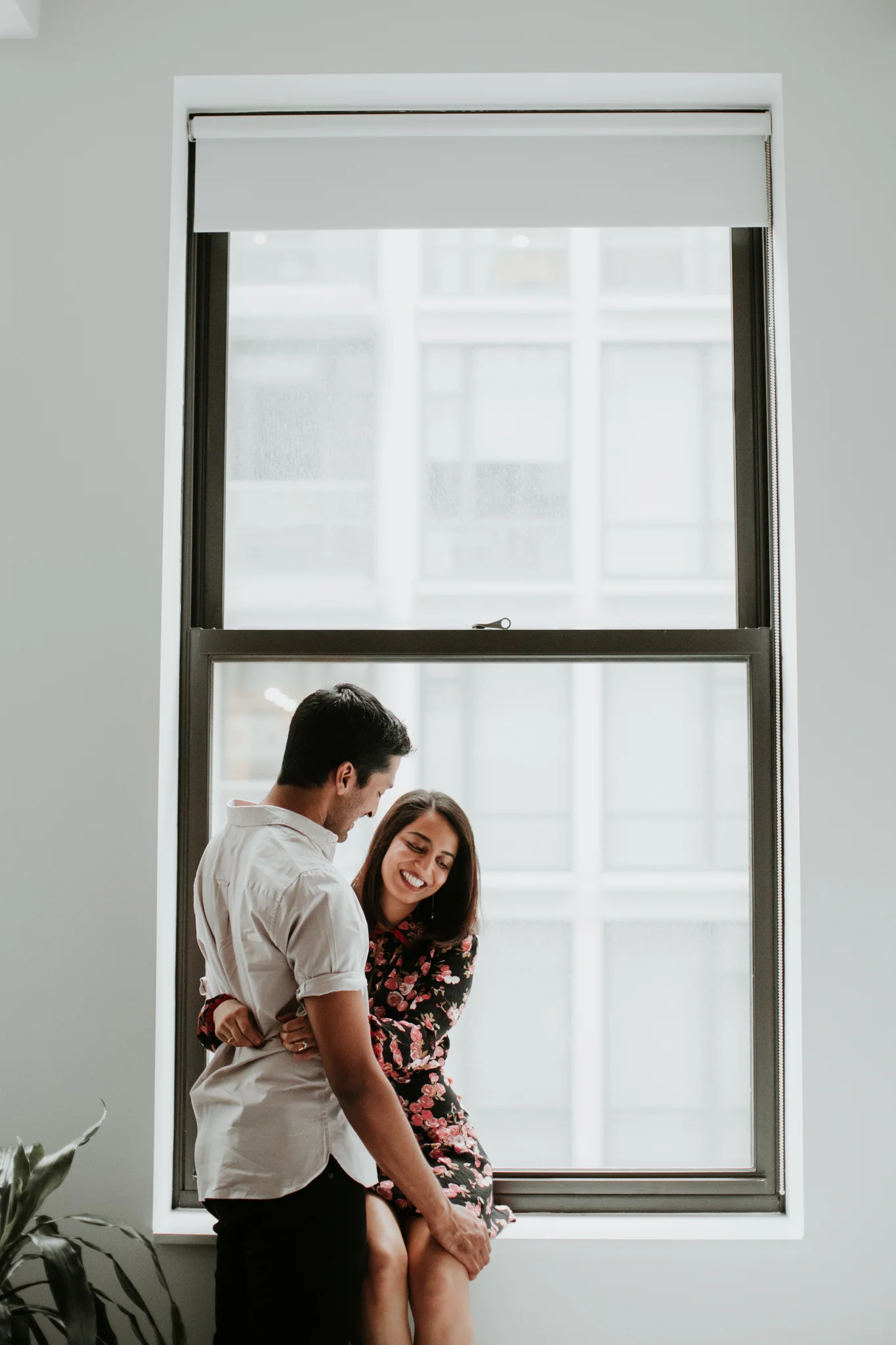 Prarna + Praveen // NYC in home engagement session — Forever ...