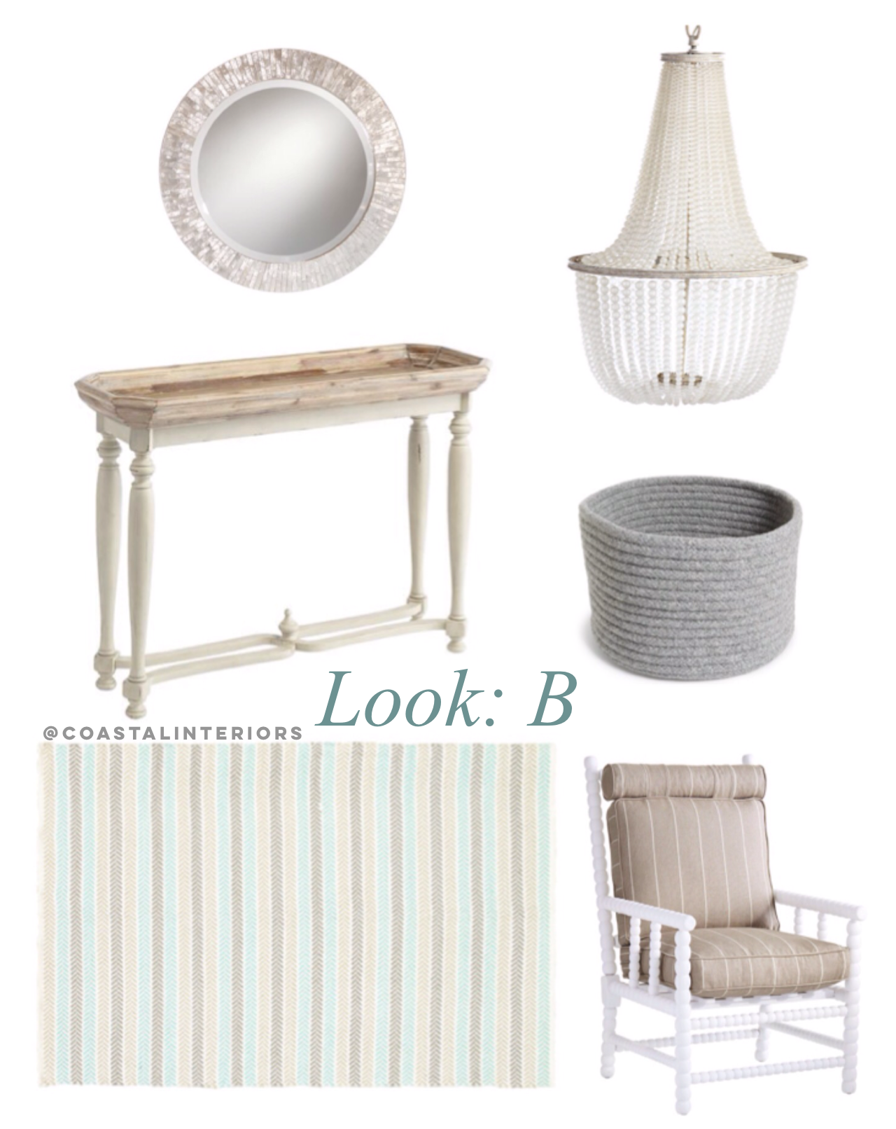 Coastal Entryway Design: One Rug, Two Looks! — Coastal Collective Co.
