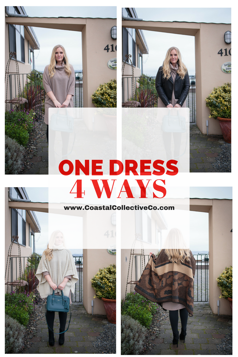 Fall/Winter Style: One Dress Styled Four Ways — Coastal Collective Co.