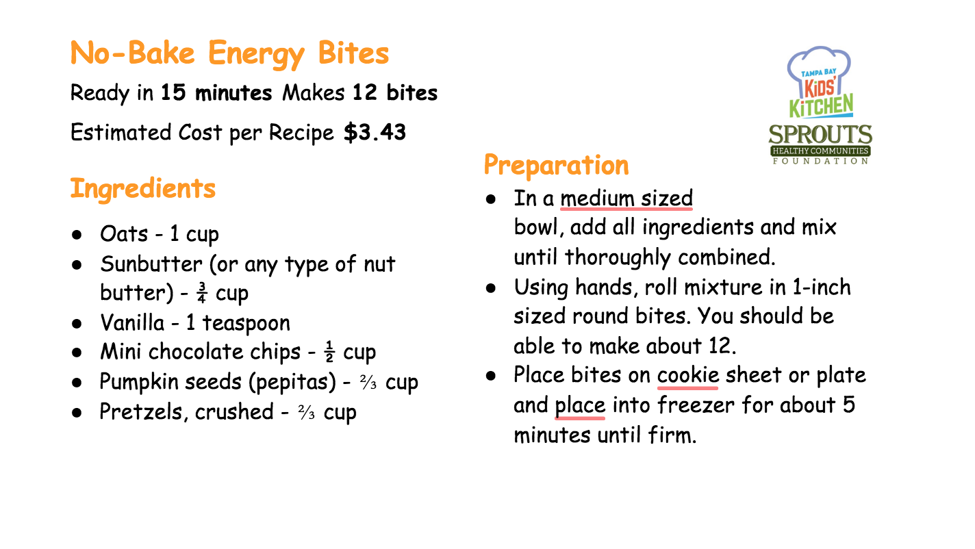 Cooking — Tampa Bay Farm 2 School