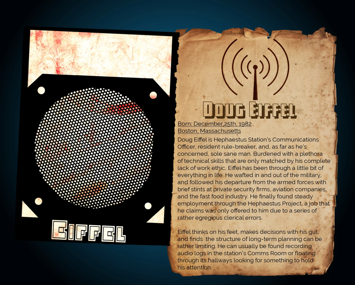 Doug Eiffel | Wolf 359 Wiki | Fandom