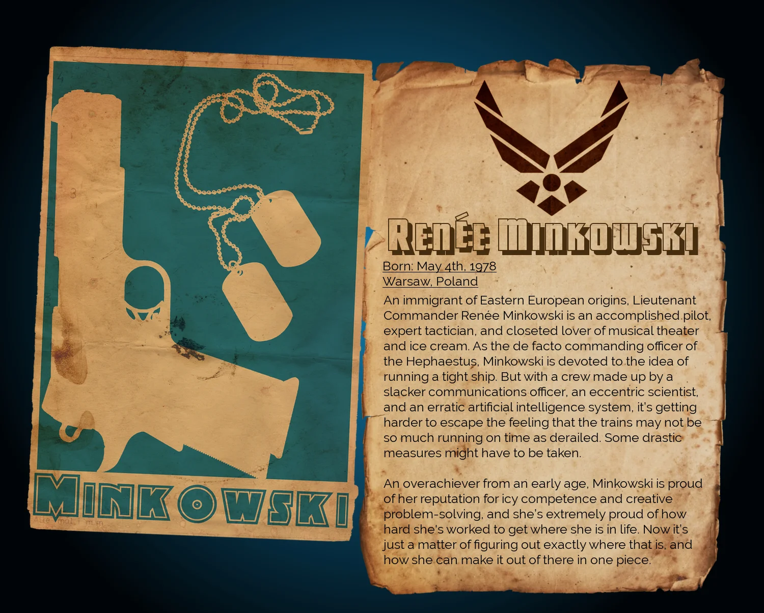 Renée Minkowski | Wolf 359 Wiki | Fandom