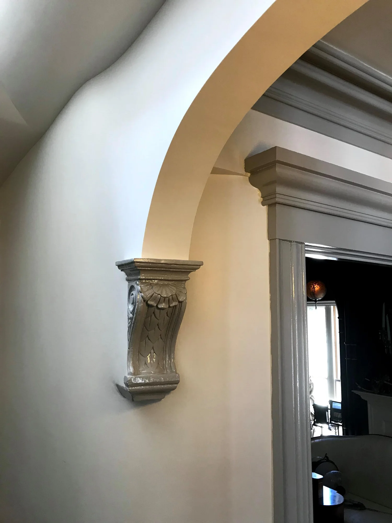 Restoration of Plaster Corbel & Plaster Crown Molding