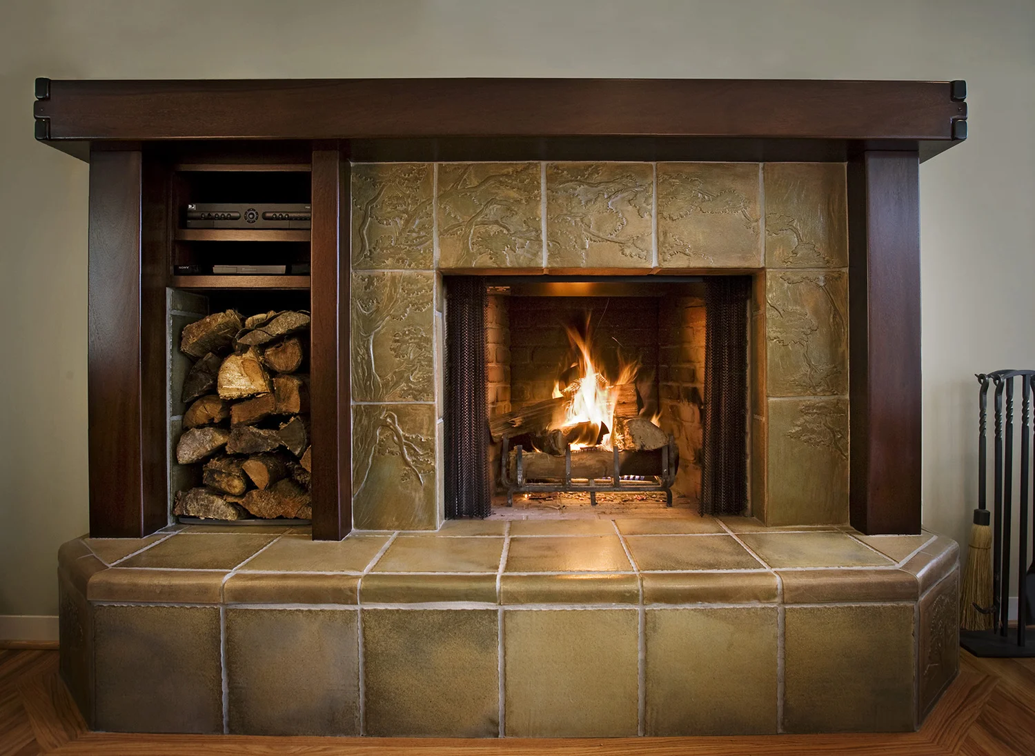Fireplaces — Pasadena Craftsman Tile