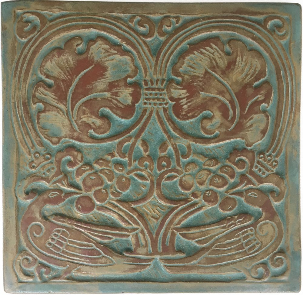 12x12 deco tiles — Pasadena Craftsman Tile