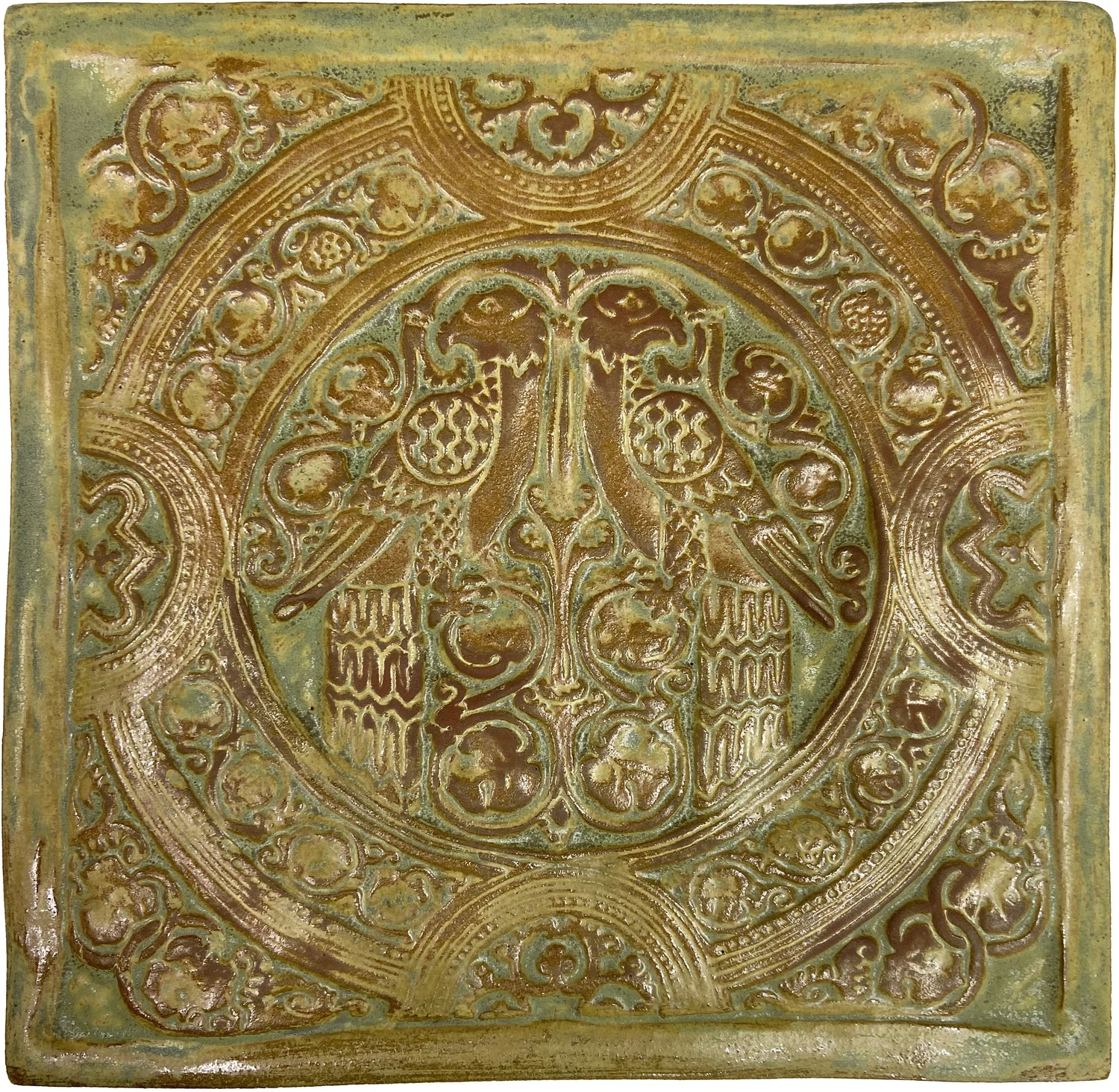 12x12 deco tiles — Pasadena Craftsman Tile