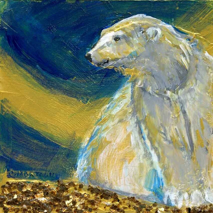 Wise Eyes for a Wednesday. Here's Polar Bear Art Advent Calendar Dec ...